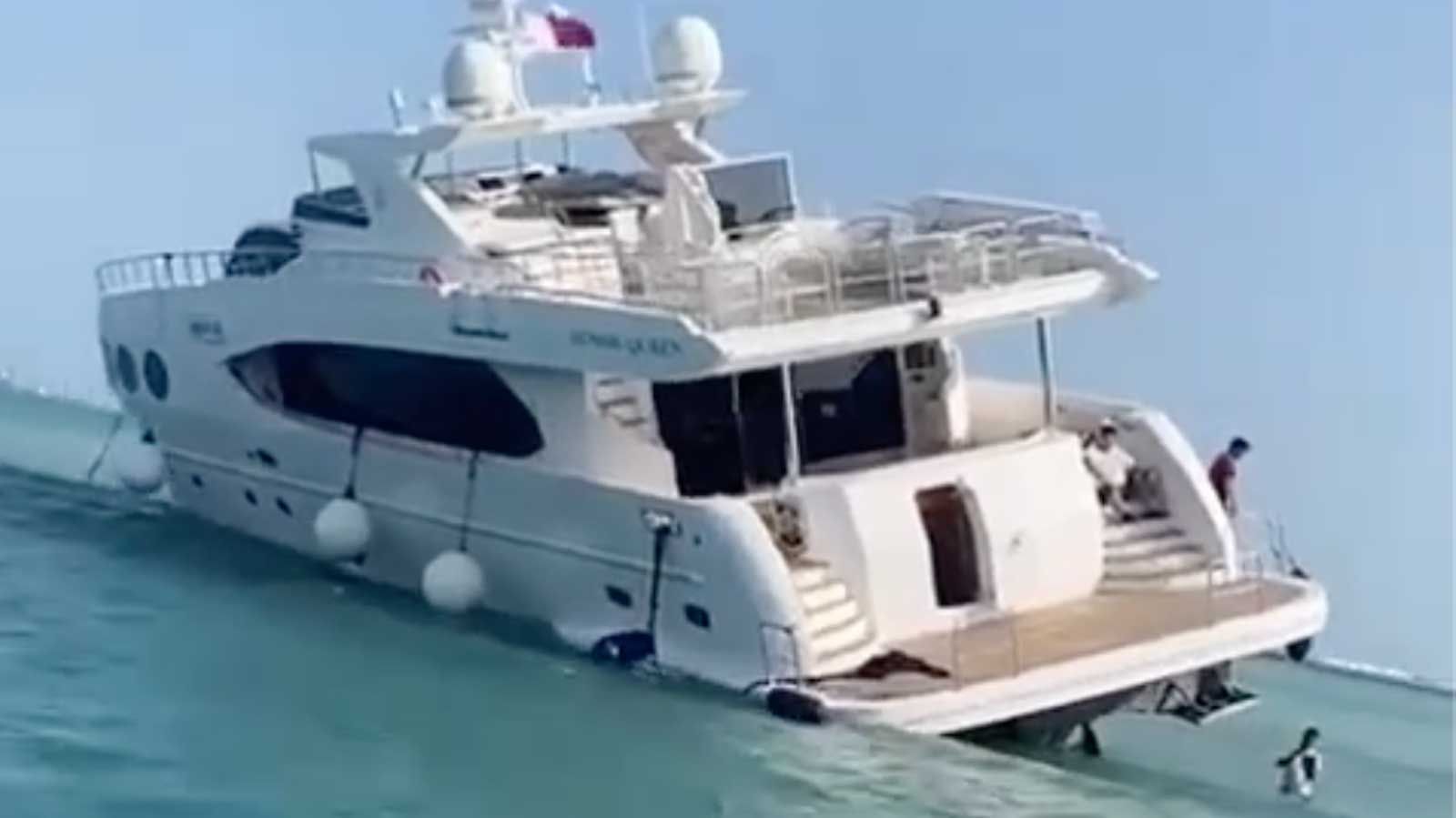 33m Lusail Queen strikes reef in Qatar